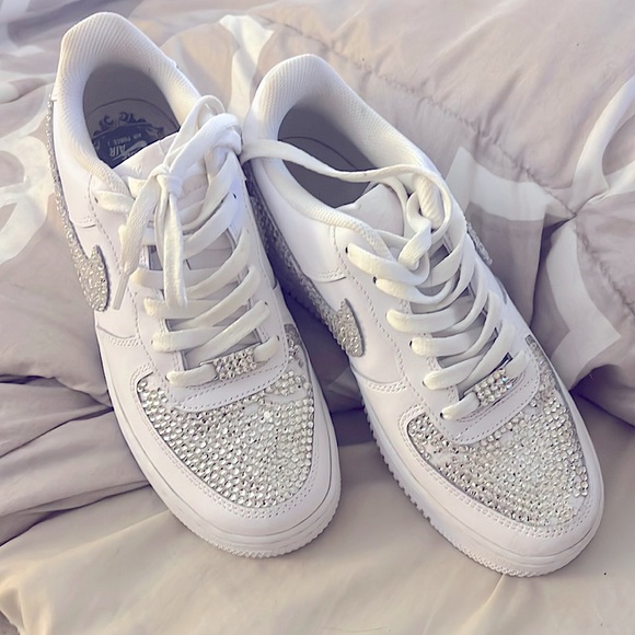 Nike | Shoes | Blinged Out Nike Air Force Ones | Poshmark